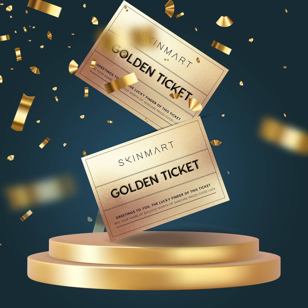 WIN $30,000 Worth of Skincare Prizes with Your Golden Ticket – Skinmart